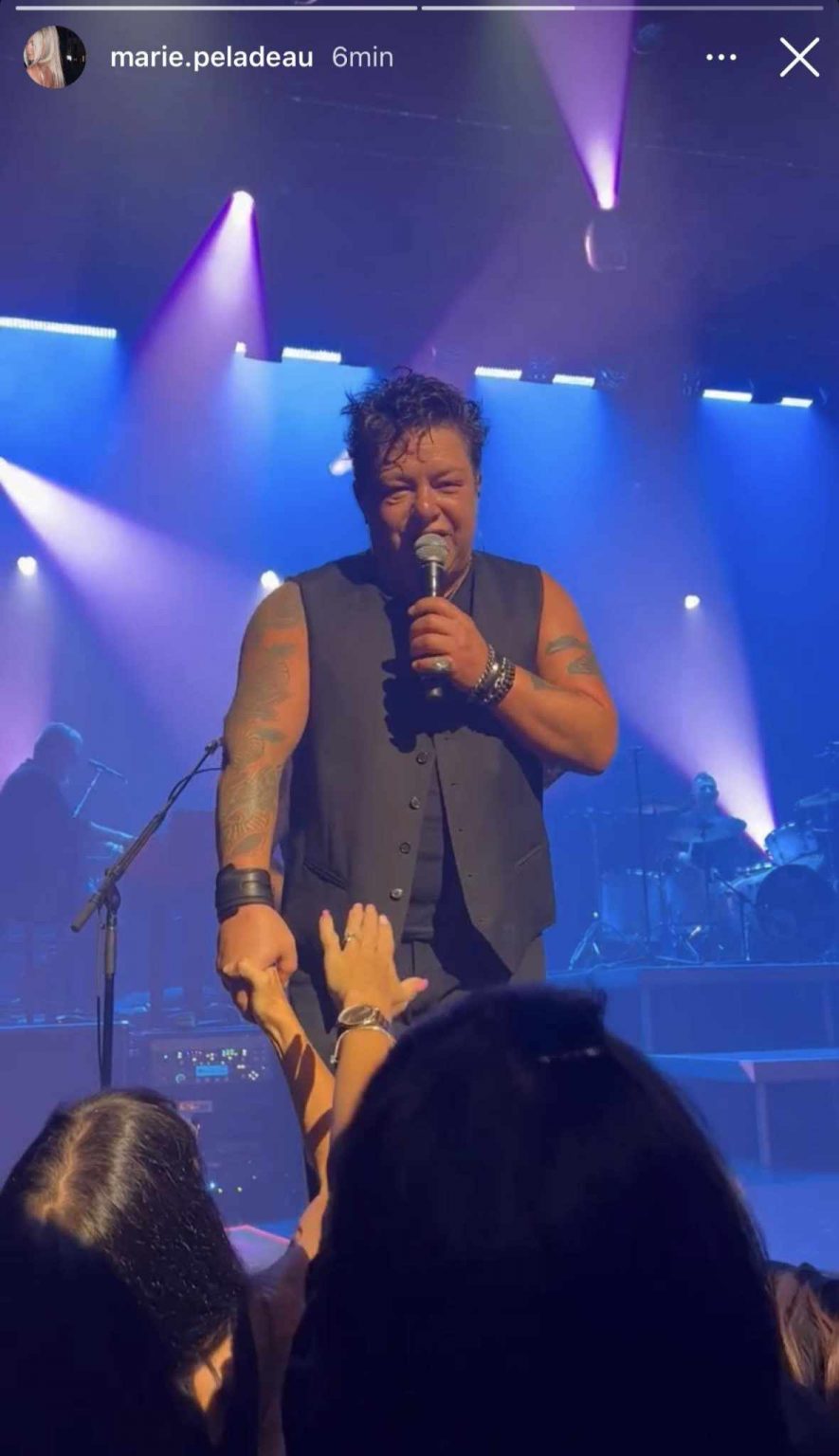 La fille de PKP partage des images d'Éric Lapointe en concert et ça ...