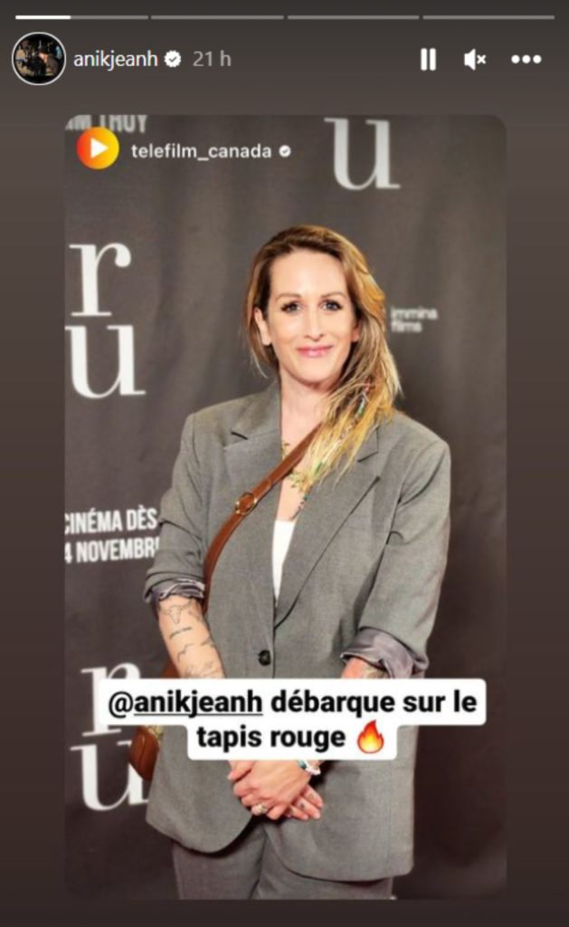 Anik Jean fait grandement réagir avec son look de tapis rouge - Vedette ...