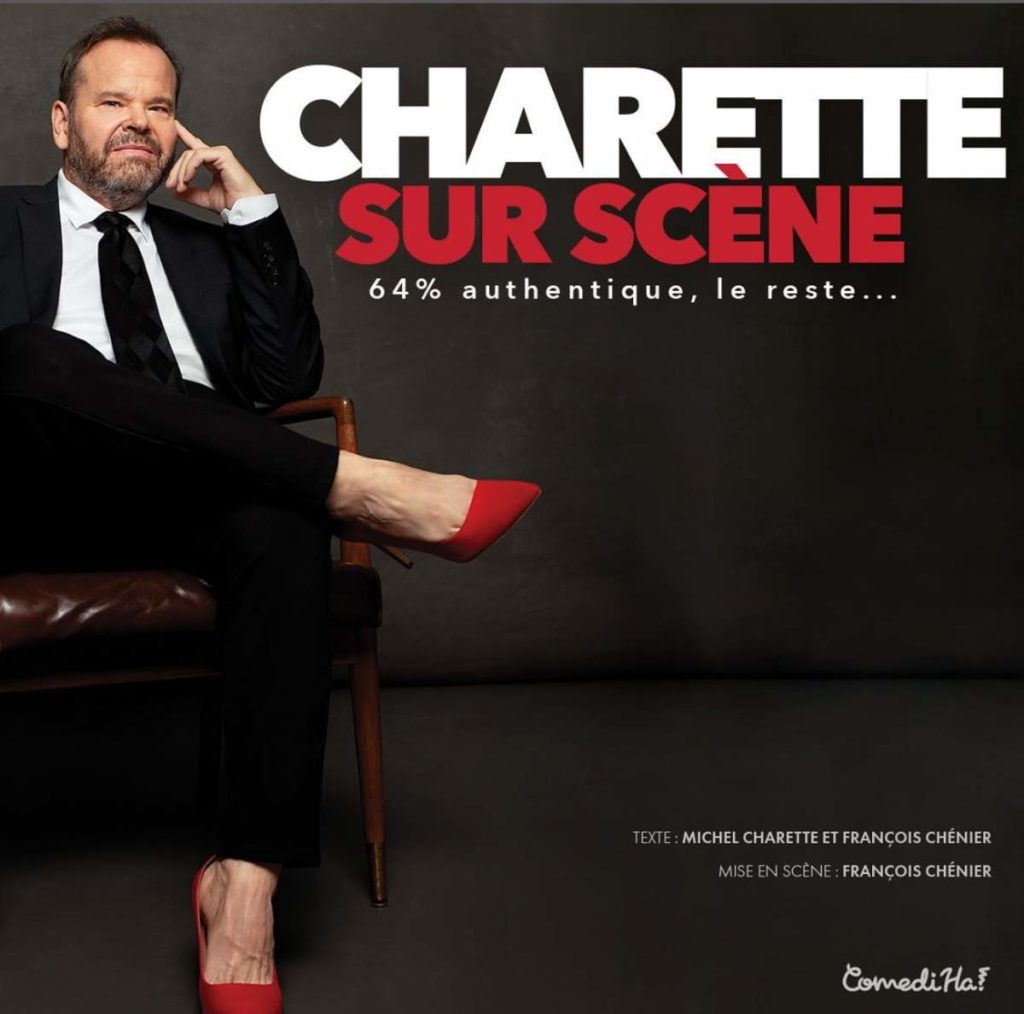 Michel Charette pose en talons hauts rouges pour une raison précise ...