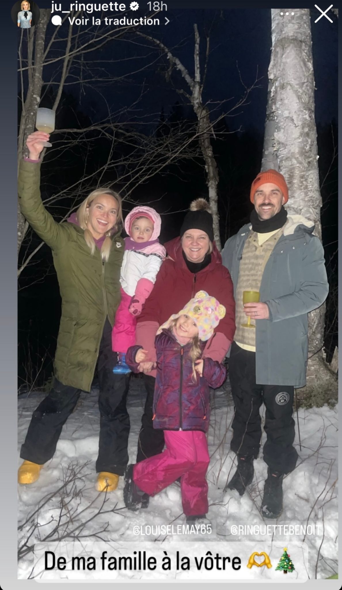 Julie Ringuette sort et partage toutes les photos de sa famille pour ...