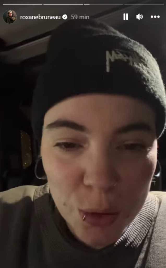 Roxane Bruneau se fait payer un repas au restaurant par des fans ...