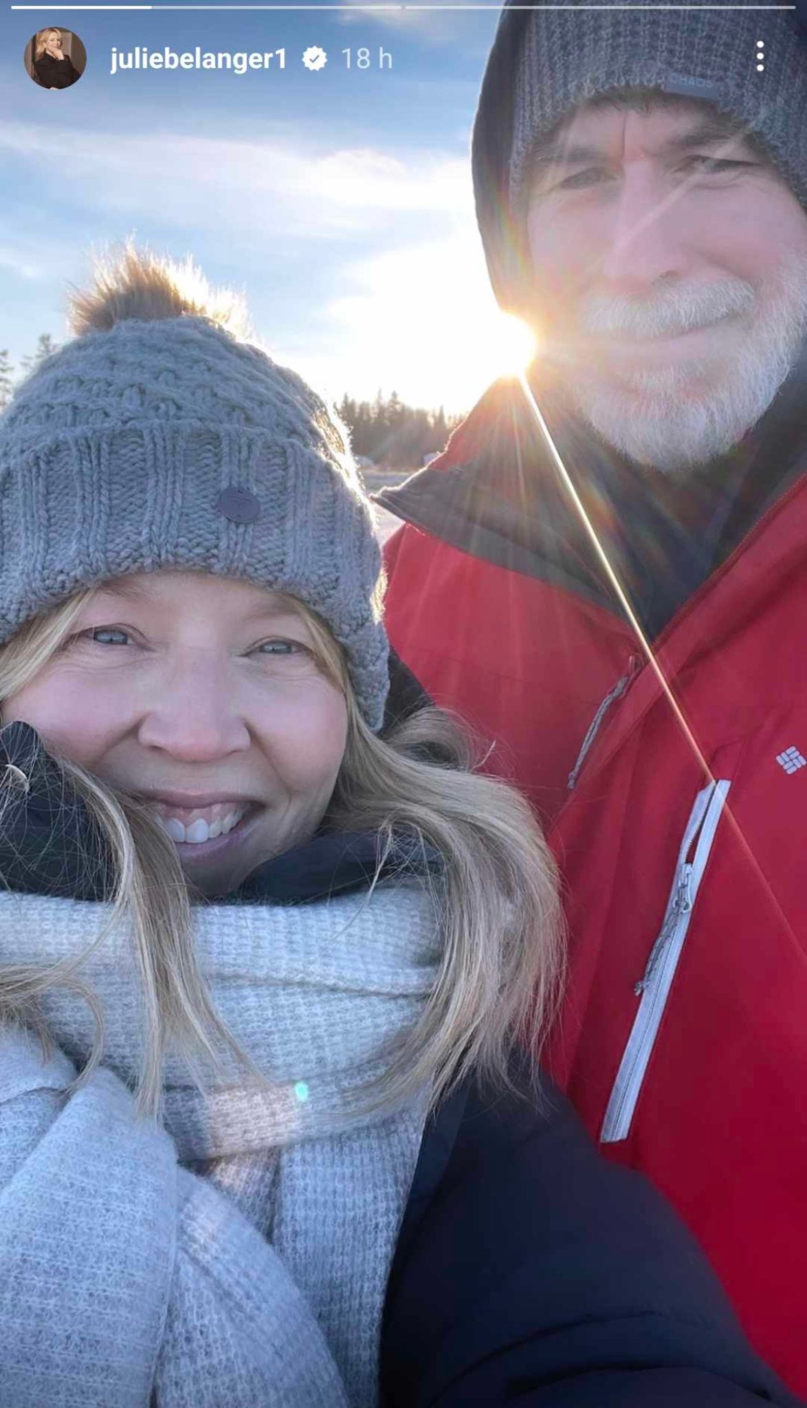 Julie Bélanger partage une photo avec son chum pour ses 12 ans de ...