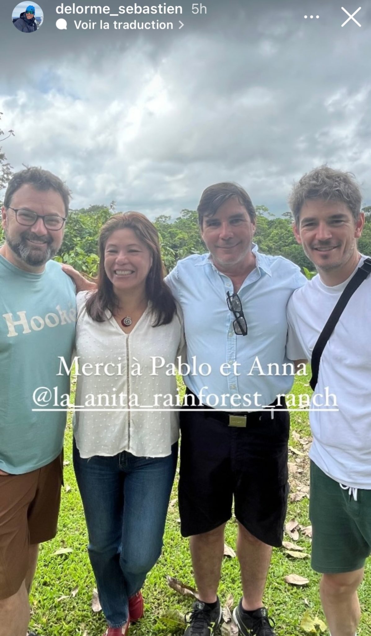 Sébastien Delorme partage de nouvelles photos en voyage avec un acteur ...