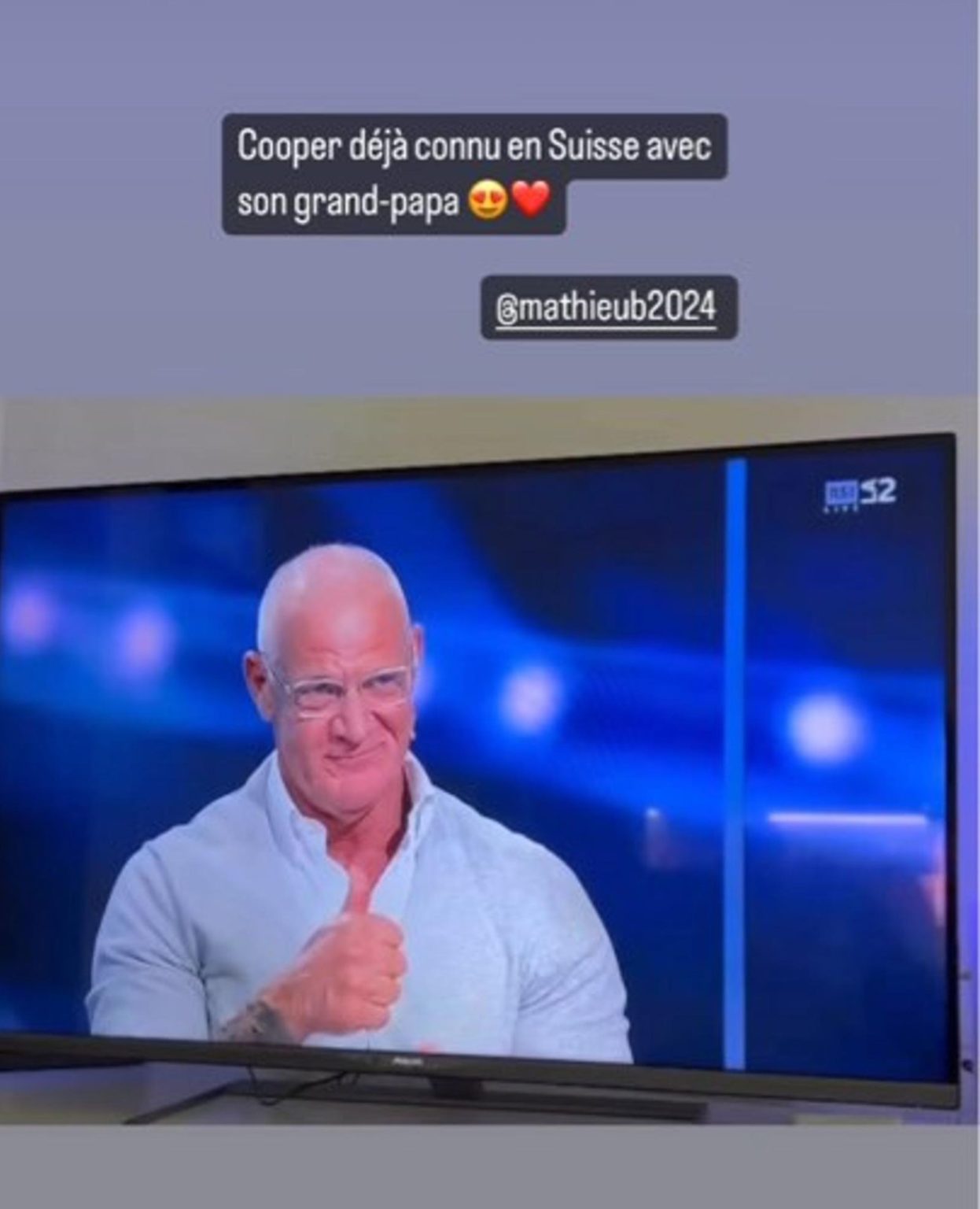 La papa de Mathieu Baron réagit en direct à la naissance de son petit-fils - Vedette Québec