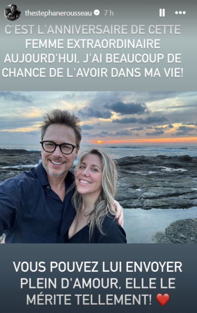 Stéphane Rousseau partage une rare photo avec sa blonde pour son ...