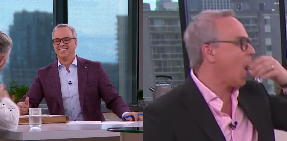 Gino Chouinard goûte à la vodka de Mike Ward en direct de Salut Bonjour ...