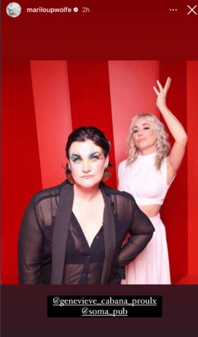 Mariloup Wolfe fait réagir avec son look sur de nouvelles photos ...