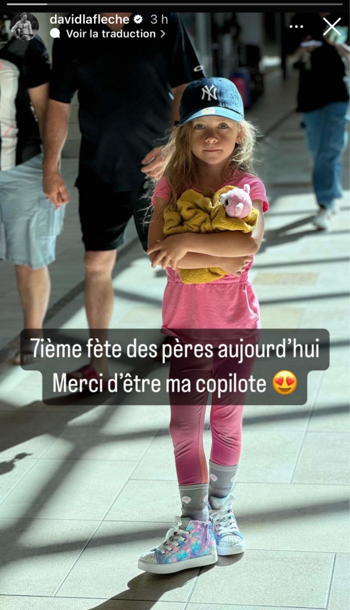 David Laflèche partage une adorable photo de sa fille pour la fête des ...
