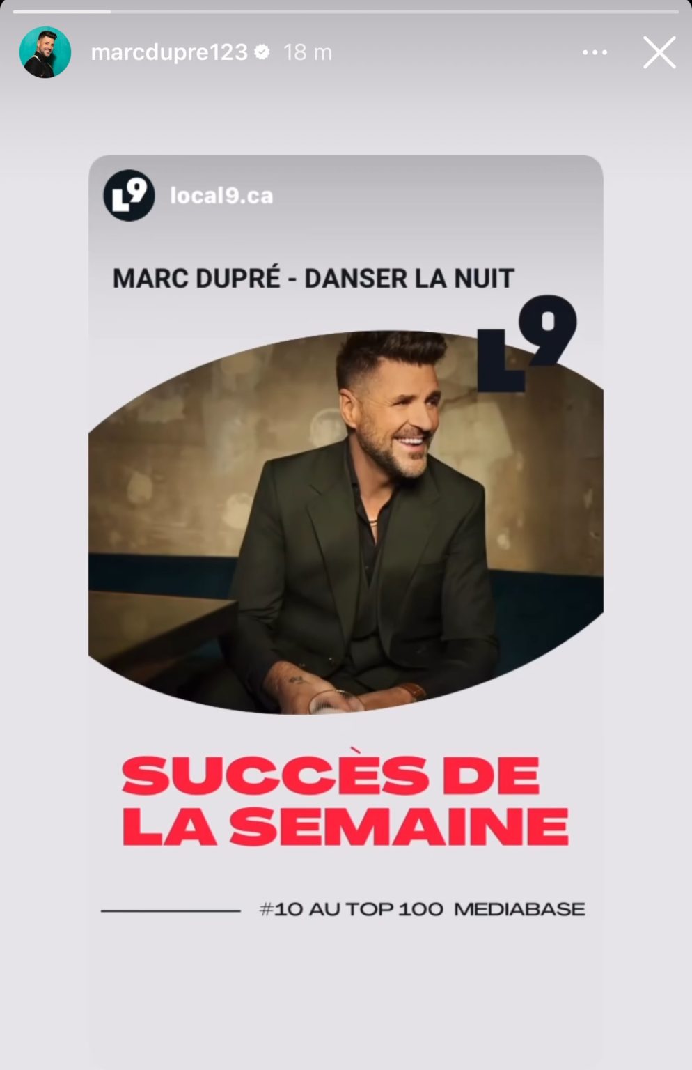 Grande nouvelle dans la vie de Marc Dupré - Vedette Québec