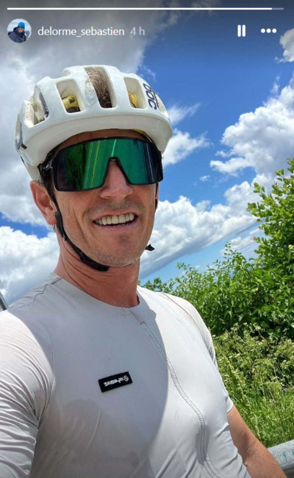 Sébastien Delorme partage une photo de ses vacances loin des tournages ...