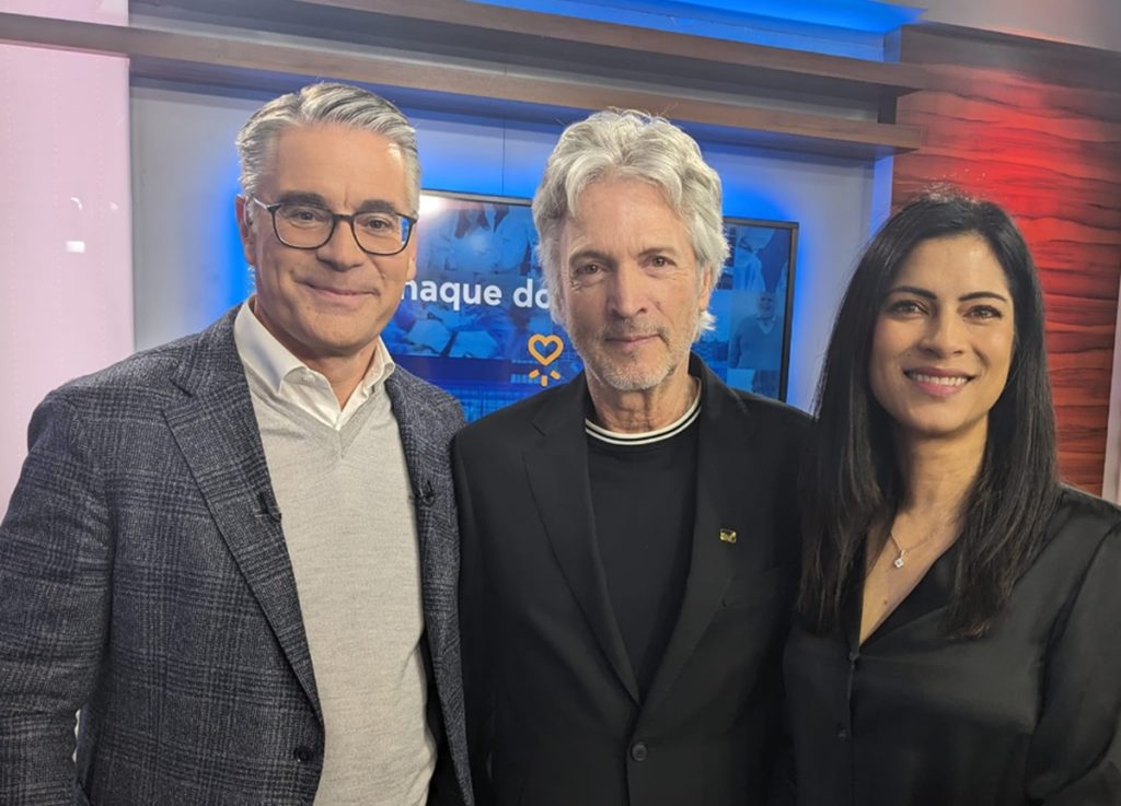 Jean-François Guérin de LCN s'adresse au public avant de partir ...