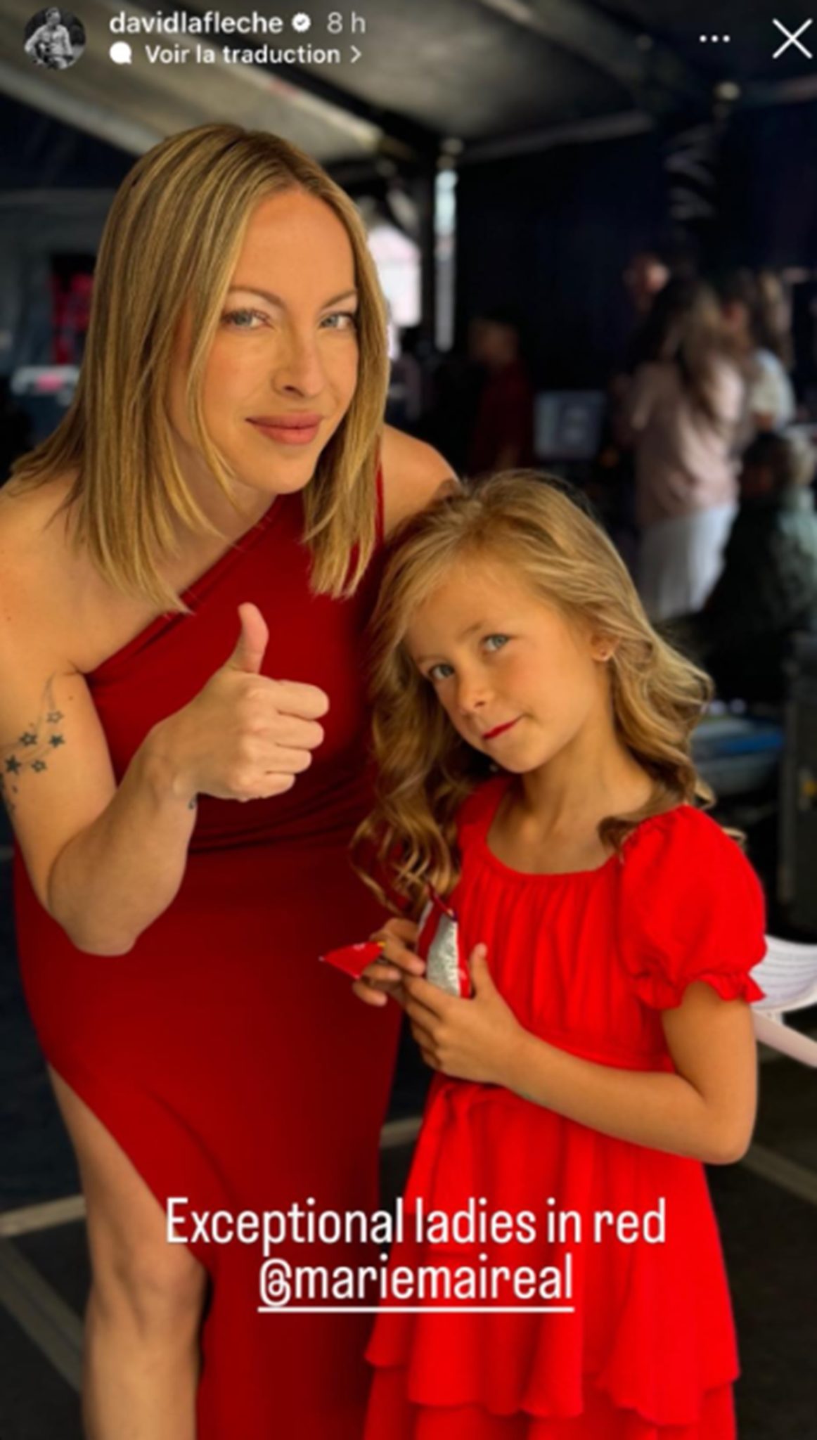 Marie-Mai partage une photo avec son ex-chum et sa fille Gisèle - Vedette Québec