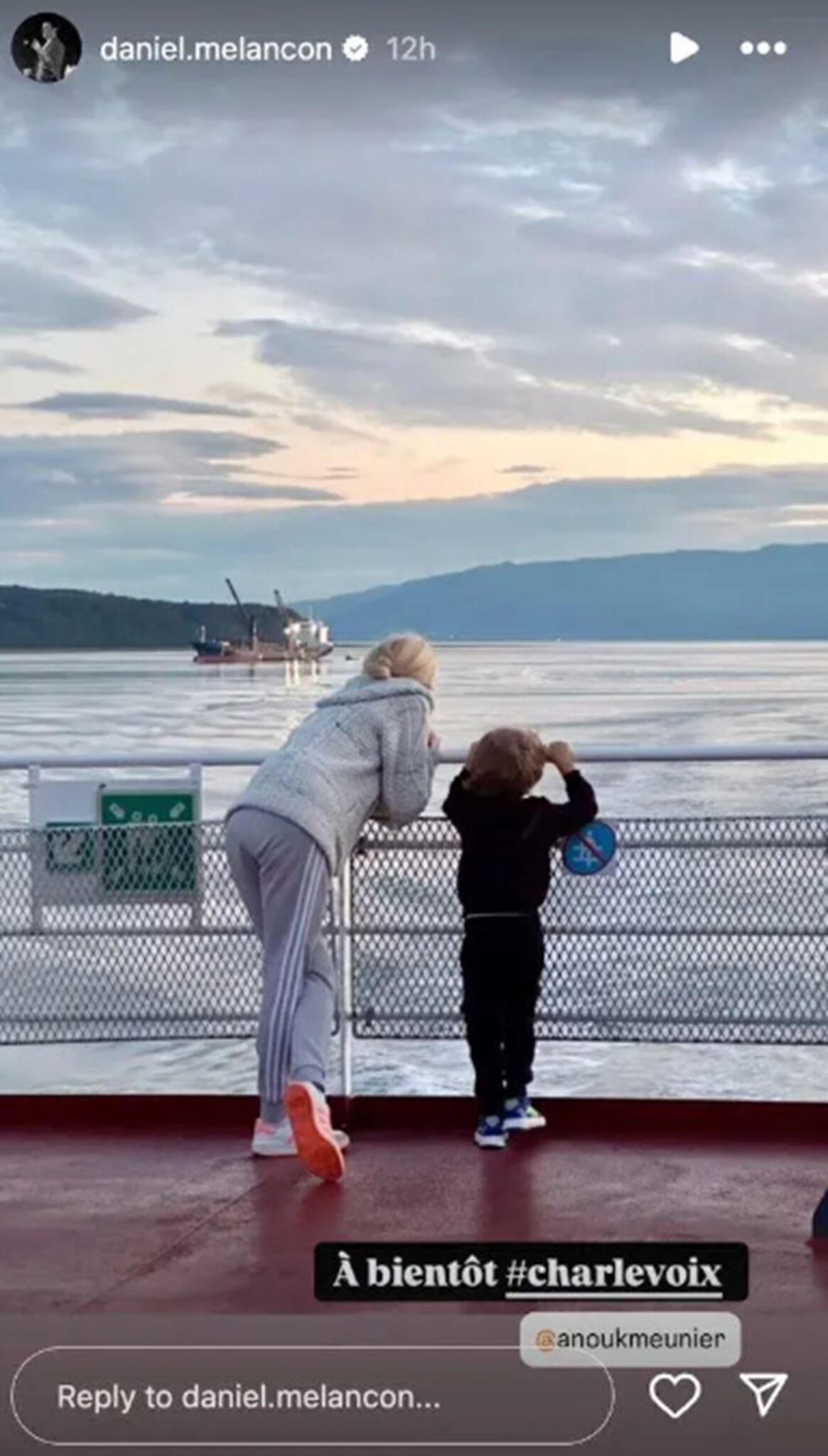 Anouk Meunier et Daniel Melançon publient des photos de leurs vacances ...