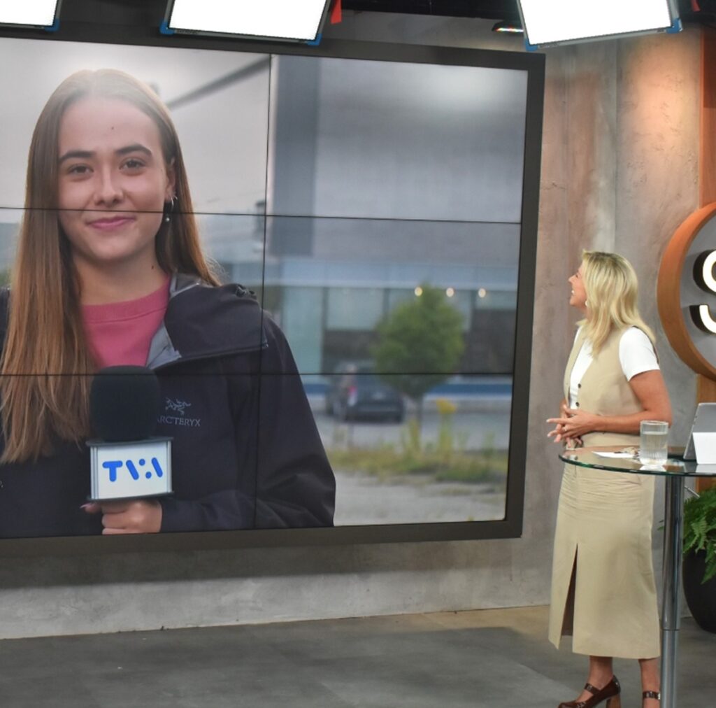 Découvrez toutes les photos de la rentrée d’Eve-Marie Lortie à Salut ...