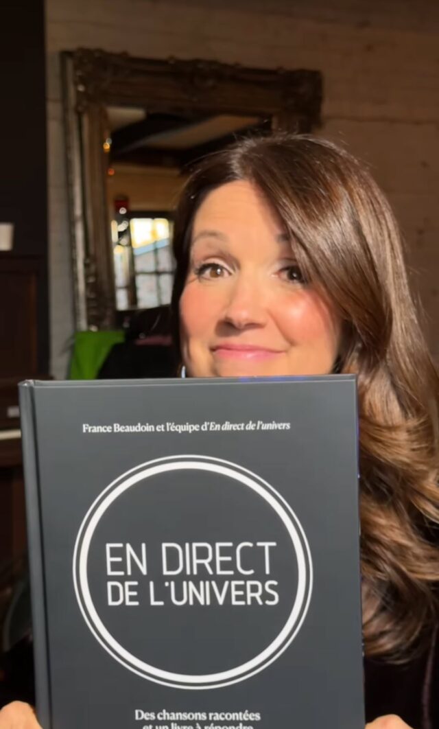 En pause de En direct de l'univers, France Beaudoin fait une annonce ...