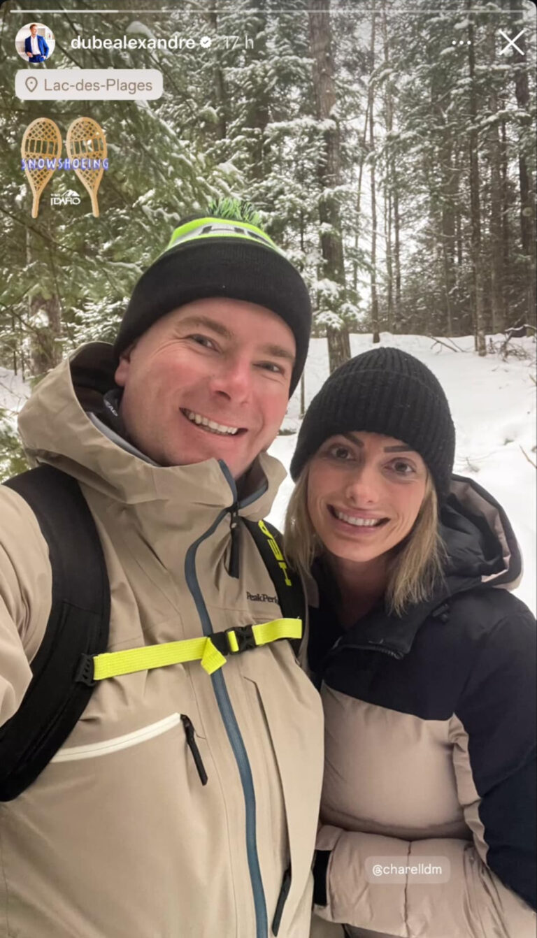 Alexandre Dubé de Salut Bonjour partage de rares photos avec sa fiancée ...