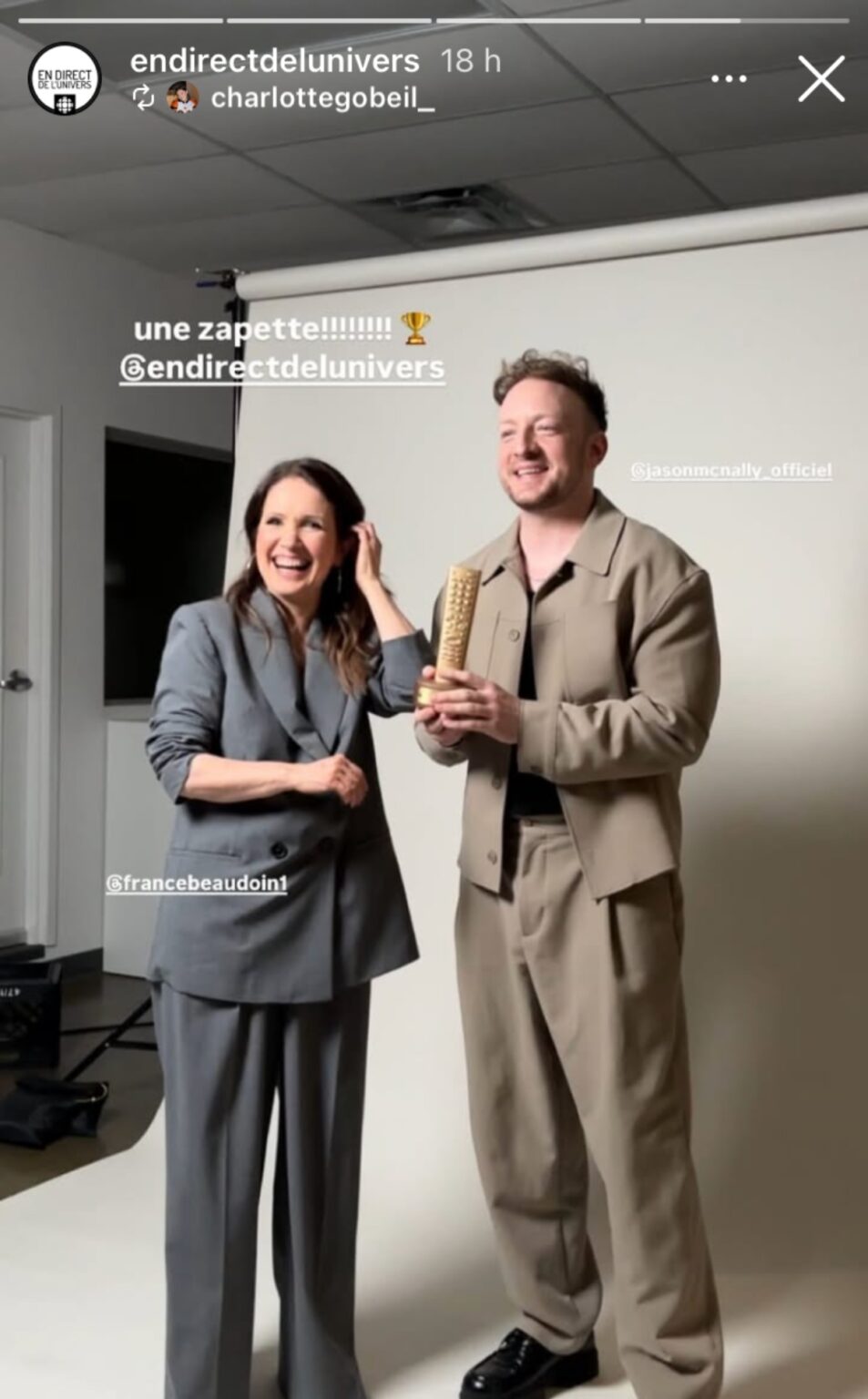 Avant EDDL, France Beaudoin annonce une bonne nouvelle dans sa vie ...