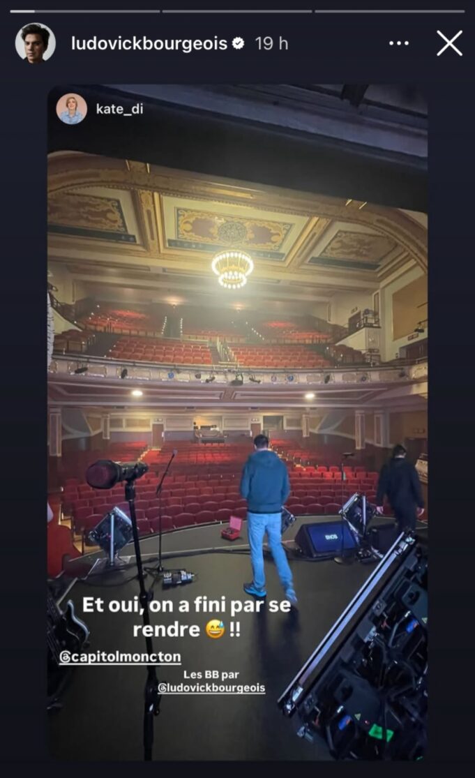 En route vers son spectacle, Ludovick Bourgeois a un pépin et montre ...