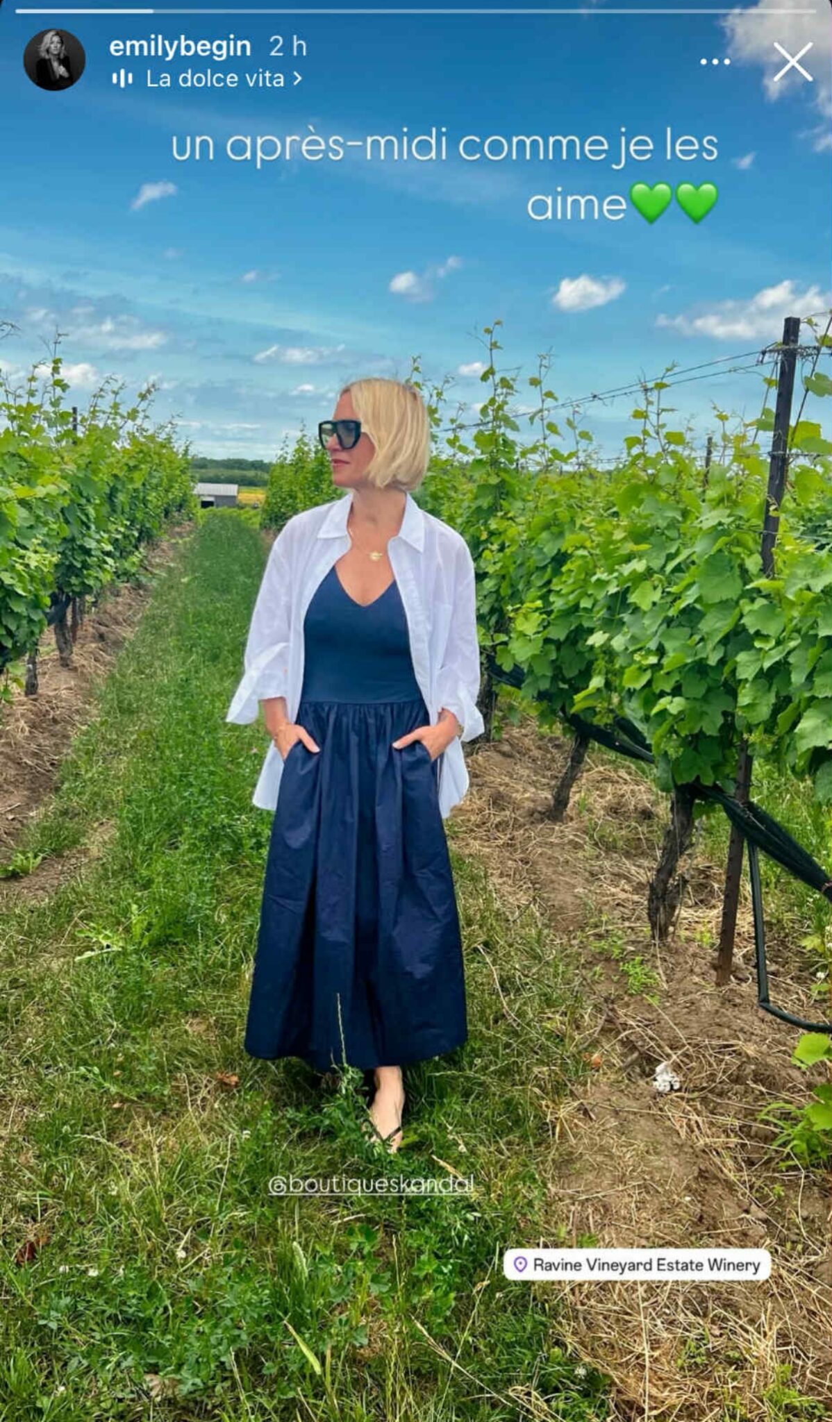 Émily Bégin partage une photo de son dernier look et c'est quelque ...