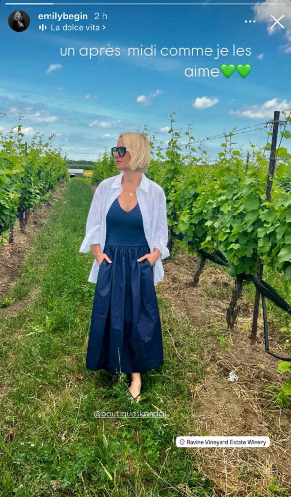 Émily Bégin partage une photo de son dernier look et c'est quelque ...