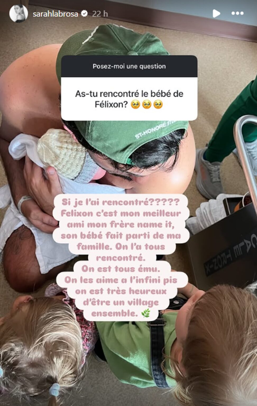 Nouvellement papa, Félix-Antoine Tremblay donne de ses nouvelles et ...