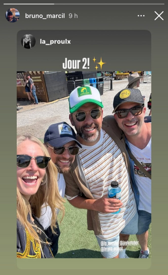 La blonde de Bruno Marcil de STAT publie une rare photo avec son chum ...