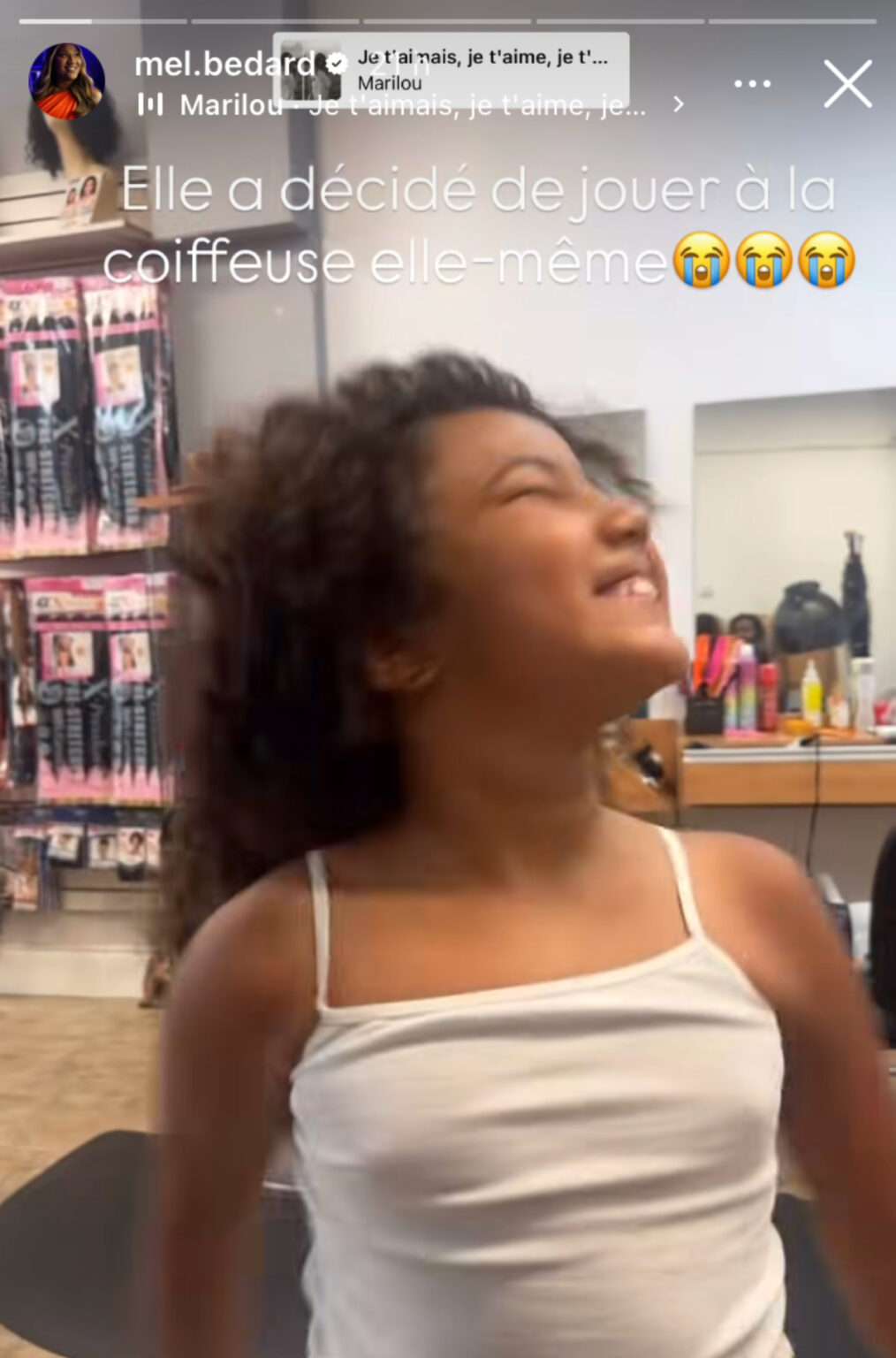 Mélissa Bédard montre le nouveau look imprévu de sa fille et elle n’est ...