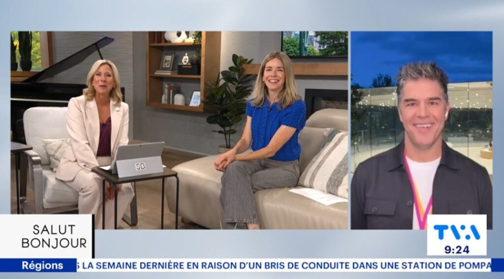 Mathieu Roy n'était pas sur le plateau de Salut Bonjour ce matin et voici pourquoi - Vedette Québec