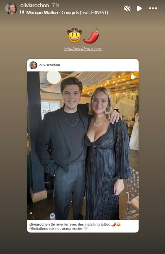 La blonde de Ludovick Bourgeois publie des photos au mariage et les ...