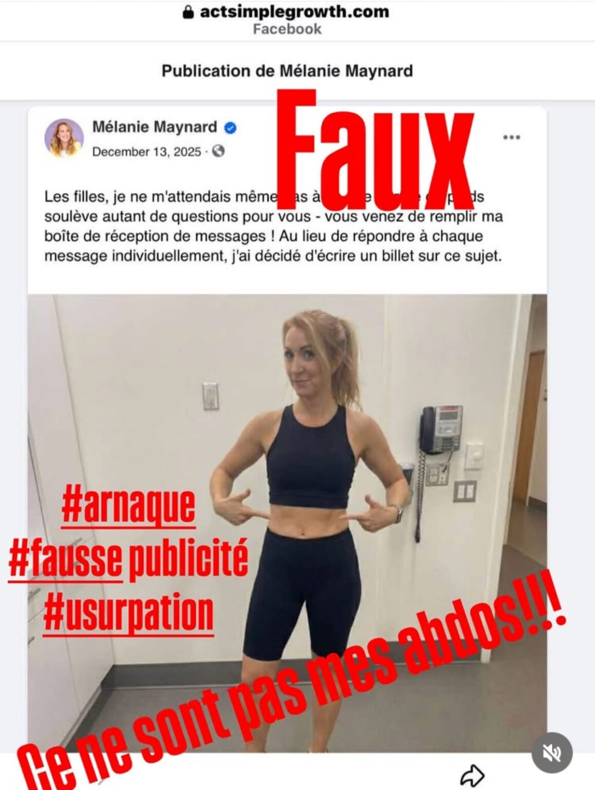 En colère, Mélanie Maynard sort et fait une précision - Vedette Québec