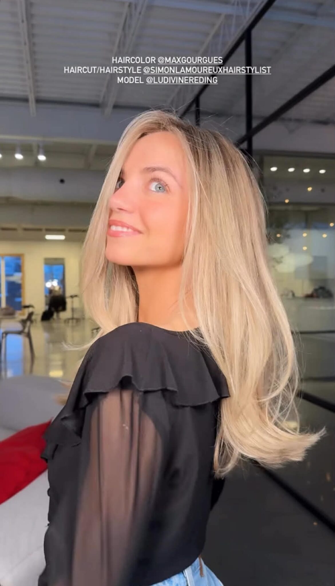 Ludivine Reding montre sa nouvelle coupe après les tournages de STAT ...