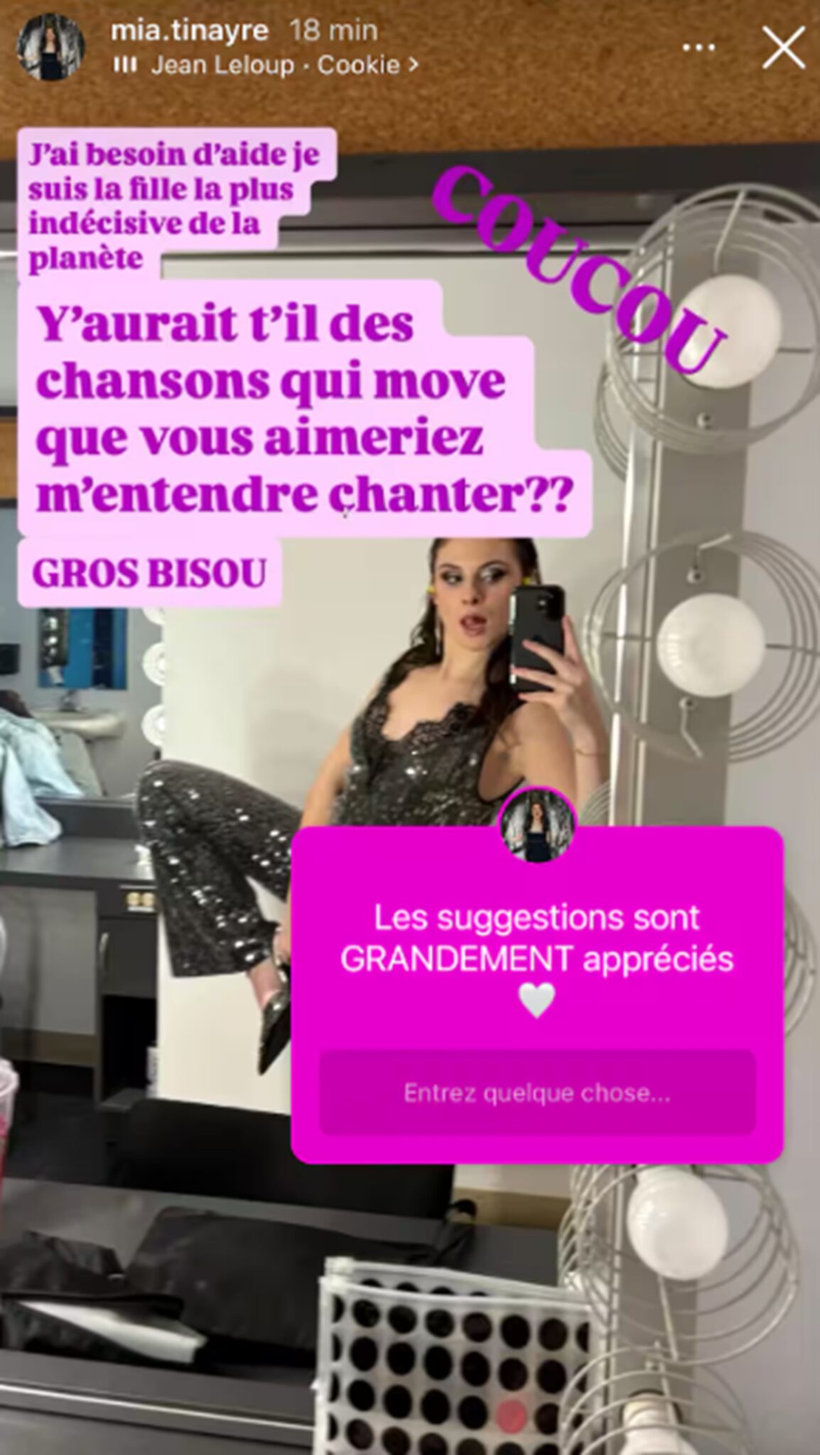 Après sa performance à la télé, Mia Tinayre sort et demande l'aide de ...