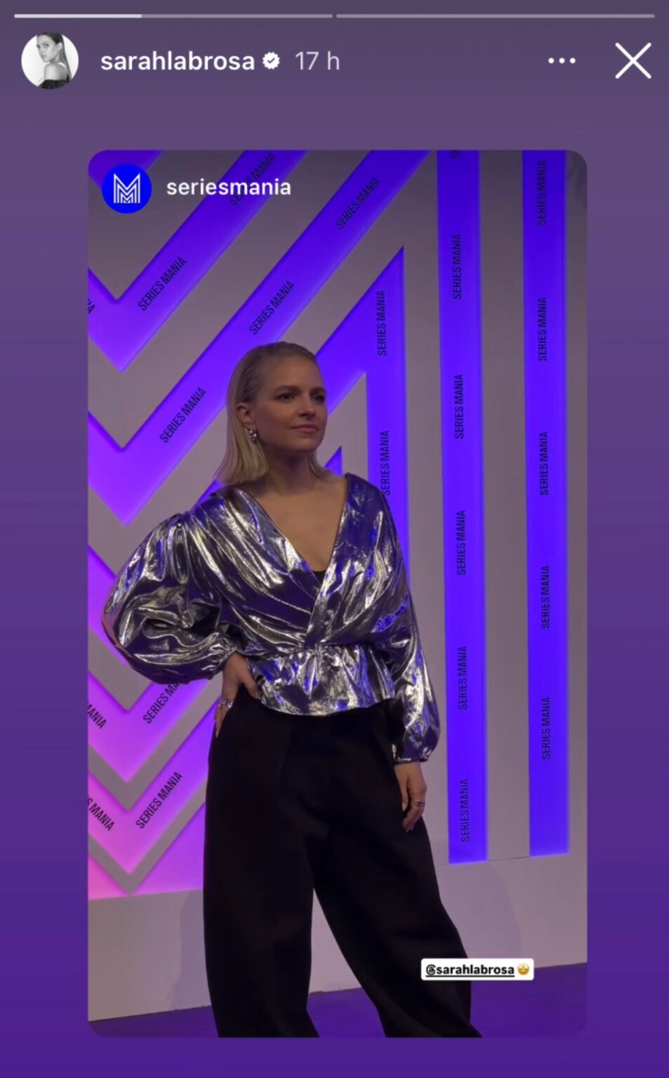 HOT: Sarah-Jeanne Labrosse est apparue sur le tapis rouge en compagnie ...