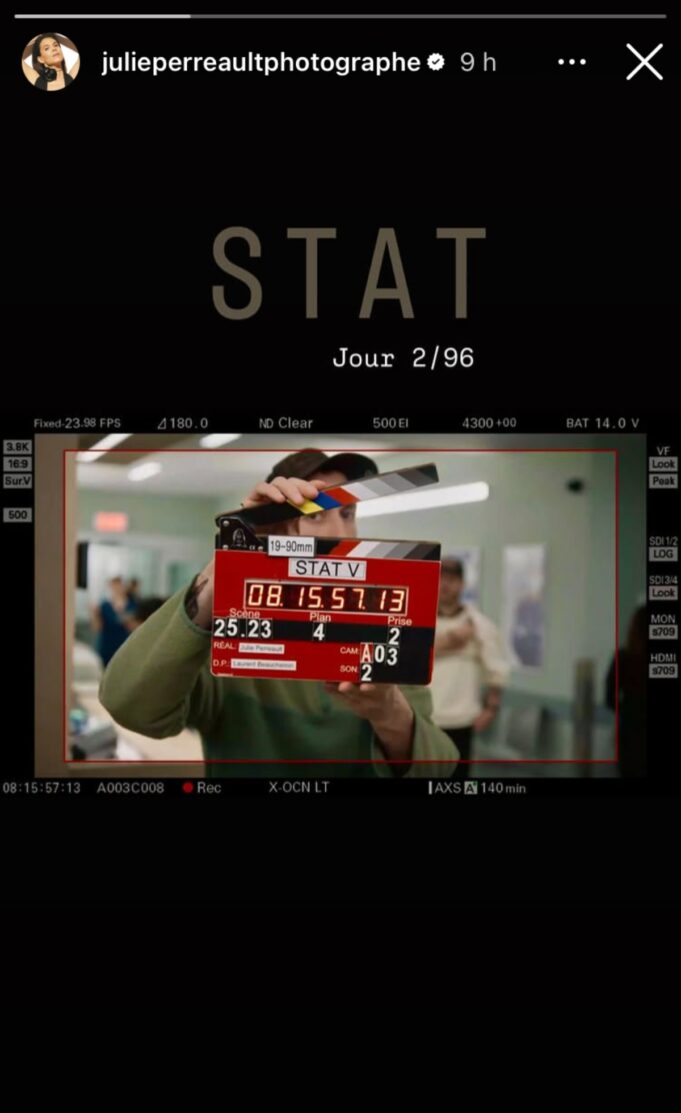 Julie Perreault est de retour sur STAT et publie la première photo ...