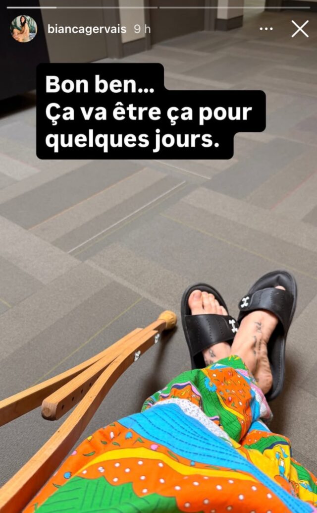 Bianca Gervais est victime d’un accident et montre les photos - Vedette ...