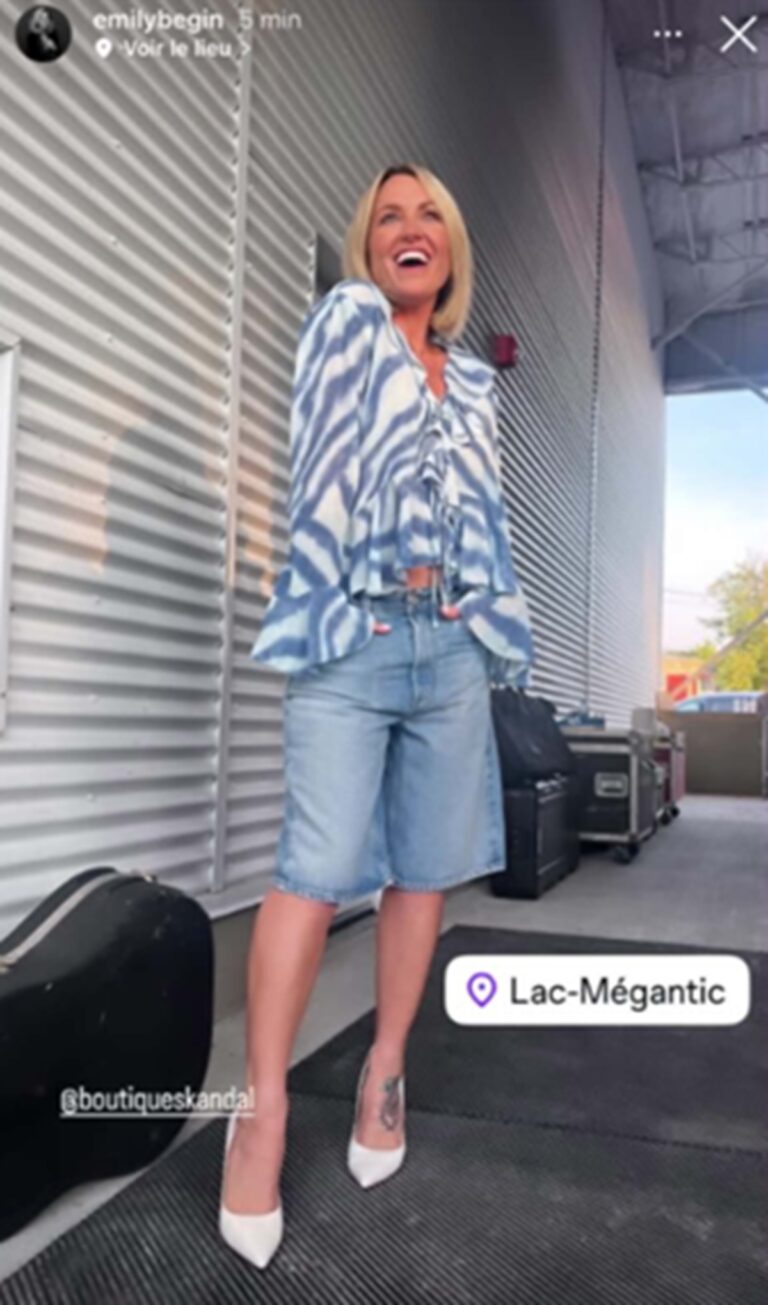 Emily Bégin montre son look de la St-Jean et elle rayonne - Vedette Québec