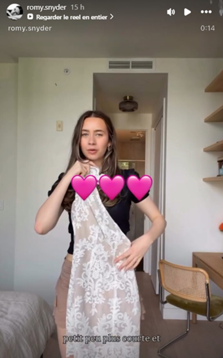 Romy Péladeau Snyder montre ses choix de robe pour son bal - Vedette Québec