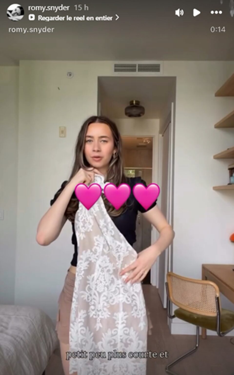 Romy Péladeau Snyder montre ses choix de robe pour son bal - Vedette Québec